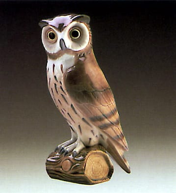 Short Eared Owl Lladro - 01005418 - Animals Lladro Figurines & Collectibles