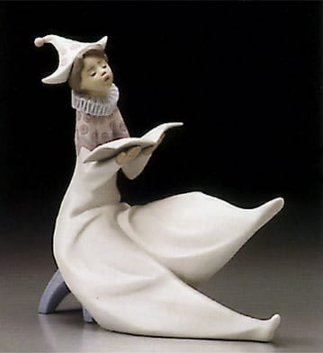 Young Jester Singer Lladro - 01006239 - Entertainment and the Arts ...
